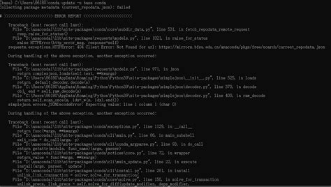 使用conda create name py10 python 3 10或conda create n xx jupyter notebook错误 conda create name