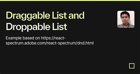 Draggable List And Droppable List Codesandbox