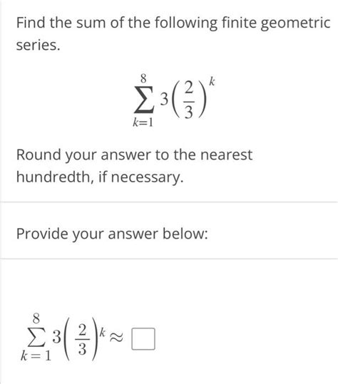 solved question determine if the infinite sum below is