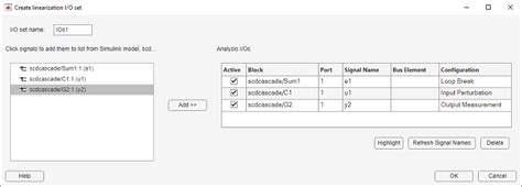 batch linearize model for parameter value variations using model linearizer matlab and simulink