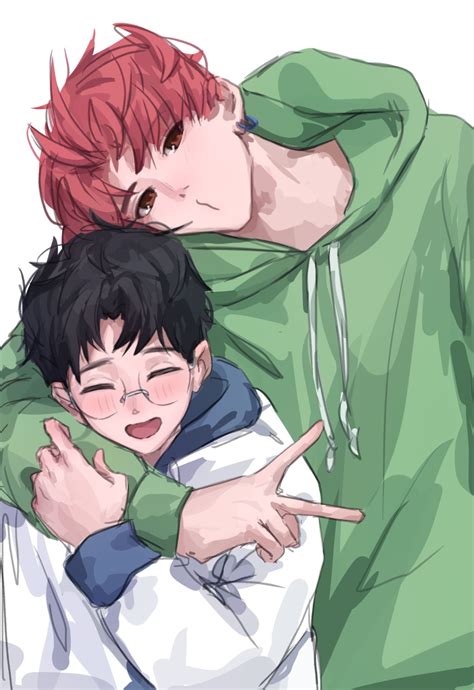 Takakura Ken And Jin Enjoji Dandadan Drawn By Matyarate Danbooru