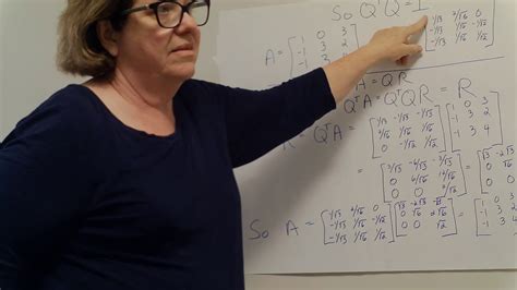 qr factorization youtube