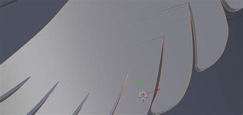 Modeling Ridge On Mesh After Curve Modifier Blender Stack Exchange