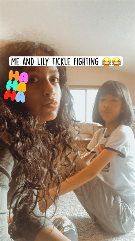 Me And Lily Tickle Fighting 😂😂 Tickle Fight Tickled Lily