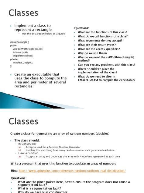 implement a class to represent a rectangle use the declaration below as a guide pdf