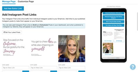 How To Use Tailwind Smart Bio To Drive Traffic Gillian Sarah