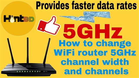 How To Change WIFI Router 5ghz Channel Width And Channels Wifirouter