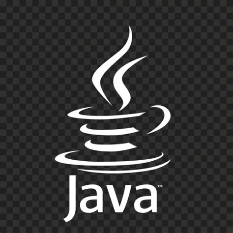 Java White Logo Transparent Background Cutout Png Clipart Images The