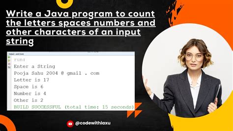 Write A Java Program To Count Letters Spaces Numbers And Other