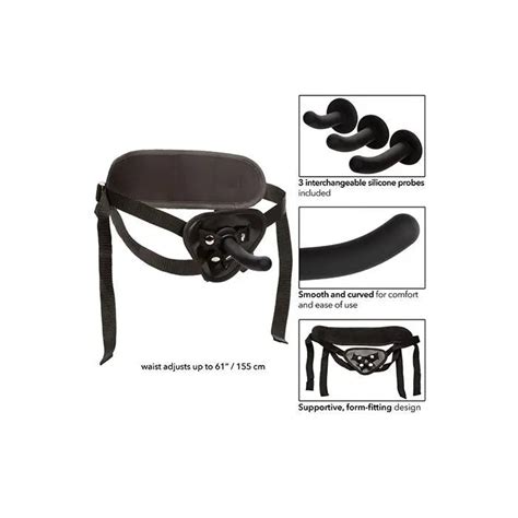 Silicone Curve Strap On Pegging Kit Passion Plug