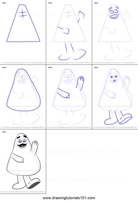How To Draw Grimace Printable Drawing Sheet By DrawingTutorials101