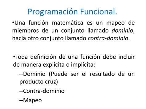ppt unidad iii programación funcional powerpoint presentation free download id 3597392