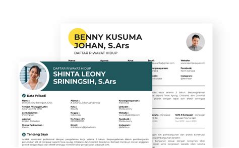 100 Contoh CV Lamaran Kerja Menarik Kreatif Dan Formal BikinCV