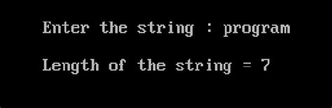 C Programming Concepts Find Length Of String Without Using Library Function