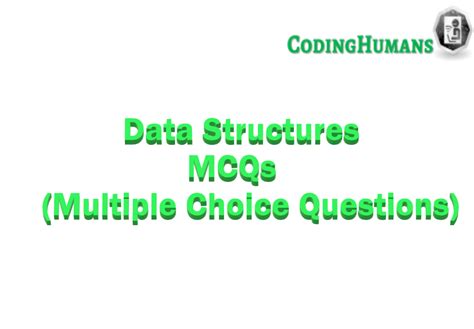 data structures mcqs multiple choice questions array