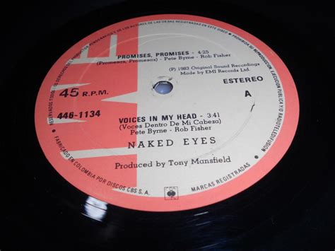 Naked Eyes Promises Promises Voices In My Head Vinyl Discogs