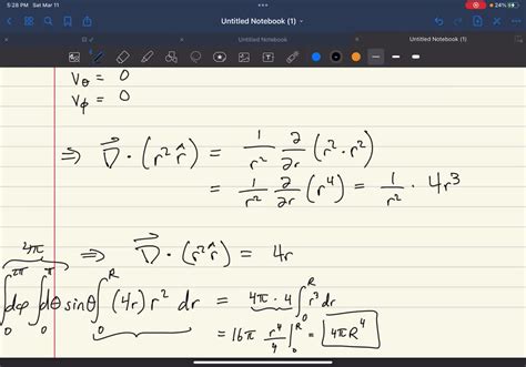 solved a check the divergence theorem for the function v1 r 2 𝐫̂ using as your volume the