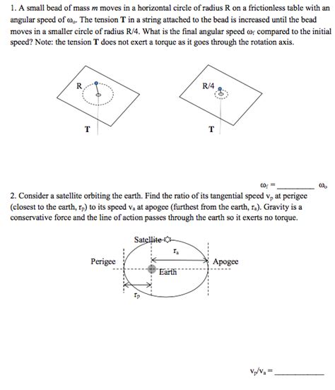 solved 1 a small bead of mass m moves in a horizontal