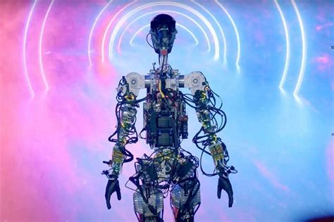 Optimus” The Humanoid Robot Enters In Style At Teslas Ai Day