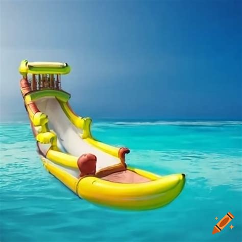 Banana Water Slide On Craiyon
