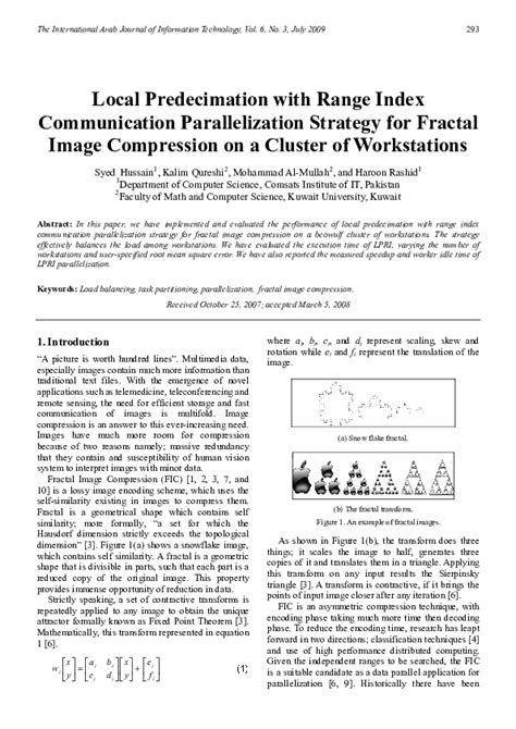 pdf local predecimation with range index communication parallelization strategy for fractal