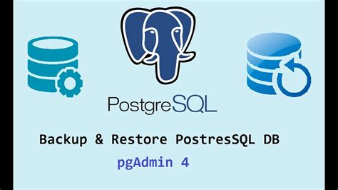 How To Backup Restore Database In PostgresSQL Using PgAdmin 4 YouTube