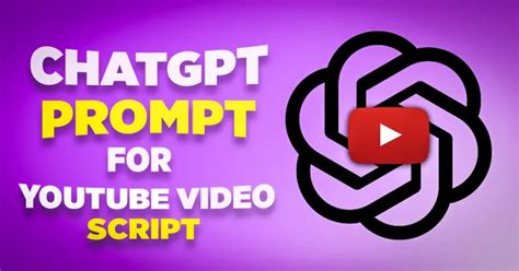 30 Amazing ChatGpt Prompts For Creative YouTube Video Script 90