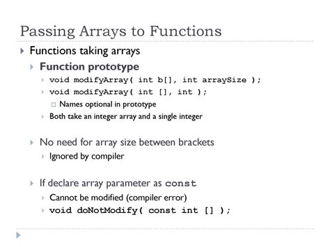 Cs 161 Computer Programming Lecture 15 And 16 Arrays Ii Ppt Download
