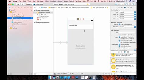 how to use uisearchcontroller implementing search bar in ios updated part 1 youtube