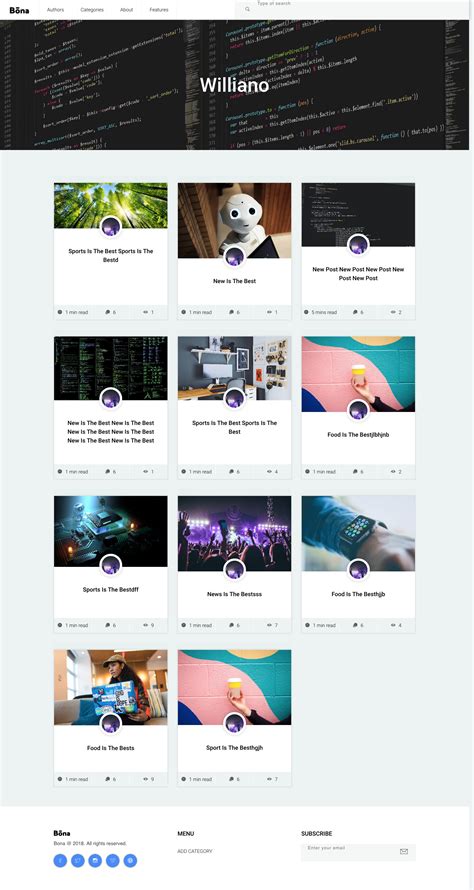 Github Williano Django Bona Blog A Django Blog App With Features Of