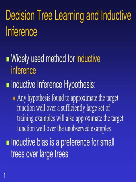 decision tree learning and inductive inference pdf applied mathematics algorithms and data