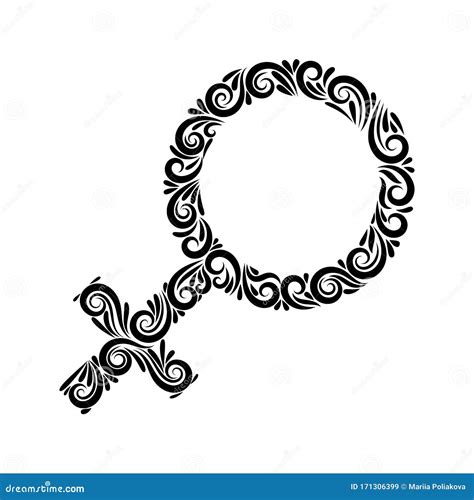 Symbol Of Venus Is A Female Floor Sign Mars Is A Male Floor Sign And Transgender Sign Vector