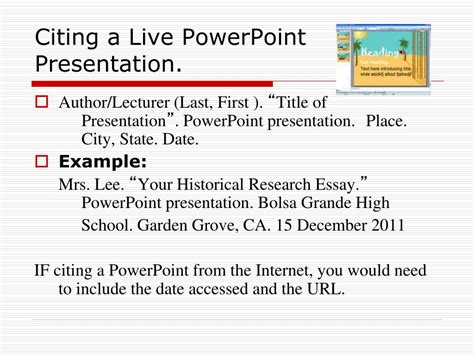 How Do You Cite Powerpoint In Apa