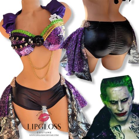 Sexy Suicide Squad Joker Costume Woman Joker Costume Sexy Halloween Costume For Woman Cosplay