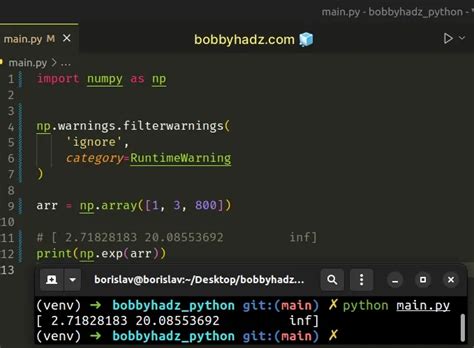 runtimewarning overflow encountered in exp [solved] bobbyhadz