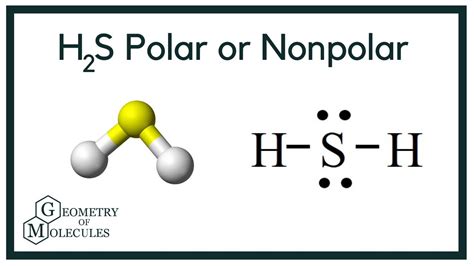 Is H2S Polar Or Nonpolar Dihydrogen Sulfide YouTube