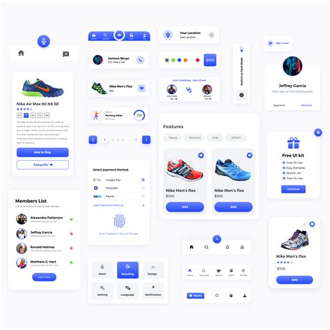 Components Free Ui Kit For Adobe Xd Uistore Design