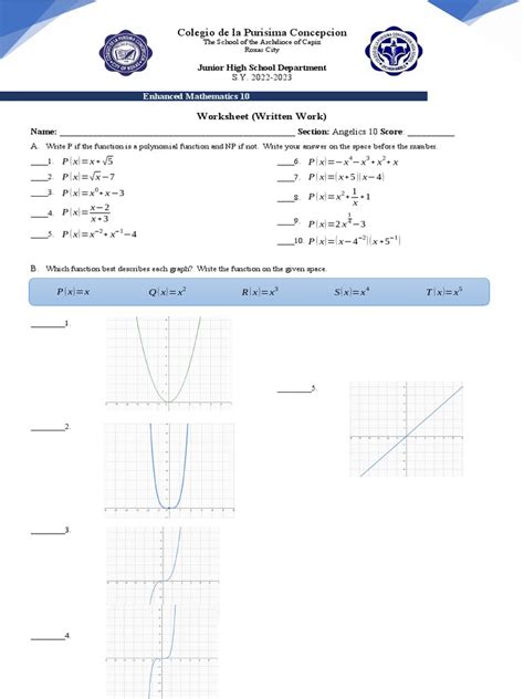 worksheet polynomial functions pdf mathematical analysis mathematics of computing