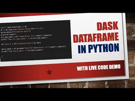 Learn Dask Dataframe In 10 Minutes Dask Dataframe Tutorial For
