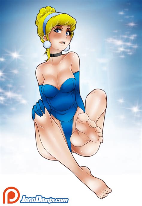 Rule 34 1girls Barefoot Big Breasts Blonde Hair Blue Eyes Choker Cinderella 1950 Film