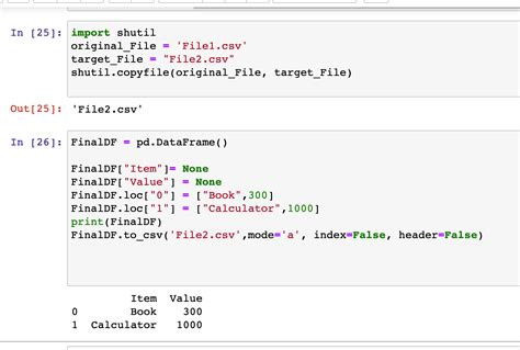 pandas error in appending first row of a dataframe to a csv file my xxx hot girl