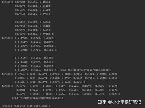 pytorch中layernorm的计算 知乎