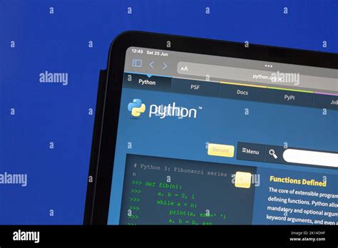 ostersund sweden june 25 2022 python website python is a high level interpreted general