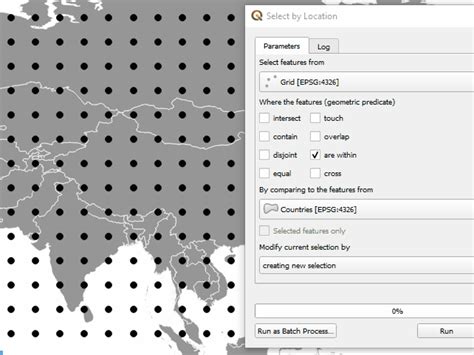 Qgis QGIS Select Points Within ONE Polygon In A Different Layer