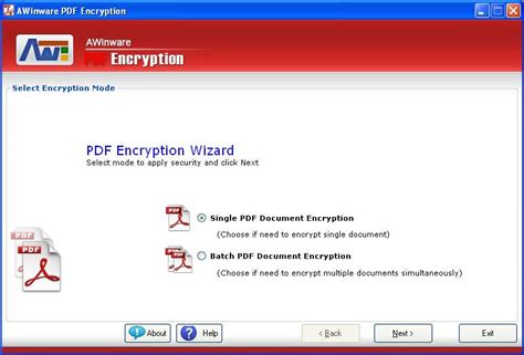 awinware pdf encryption can set password security on any pdf documents