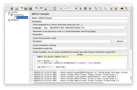 how to run code from a jar file inside a jmeter project igor kromin