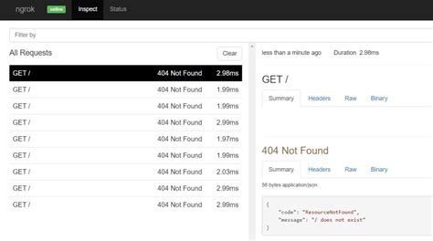node js 404 not found with ngrok and bot framework stack overflow