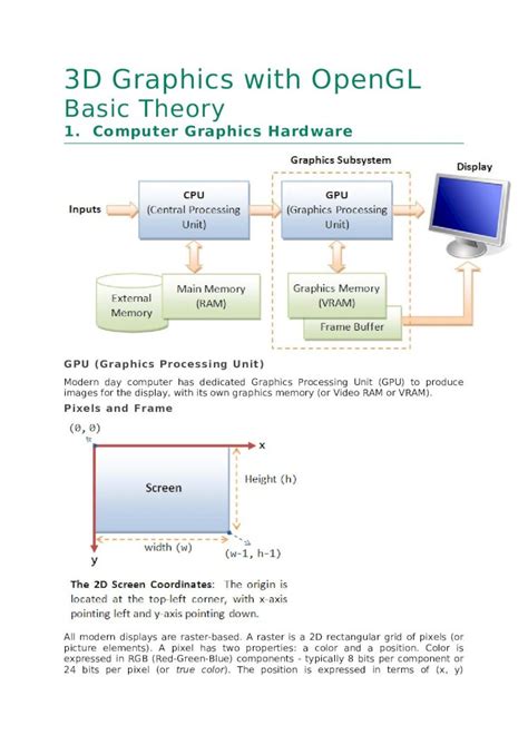 docx 3d graphics with opengl docx dokumen tips