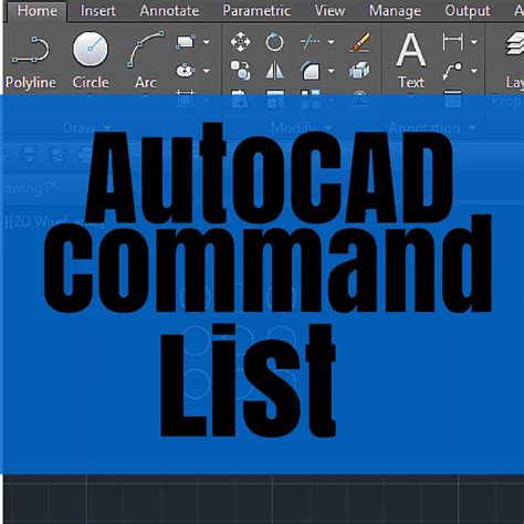 All Autocad Commands List Pdf Nimfabalance