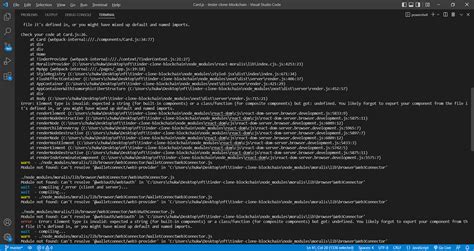 server error error element type is invalid expected a string for built in components or a